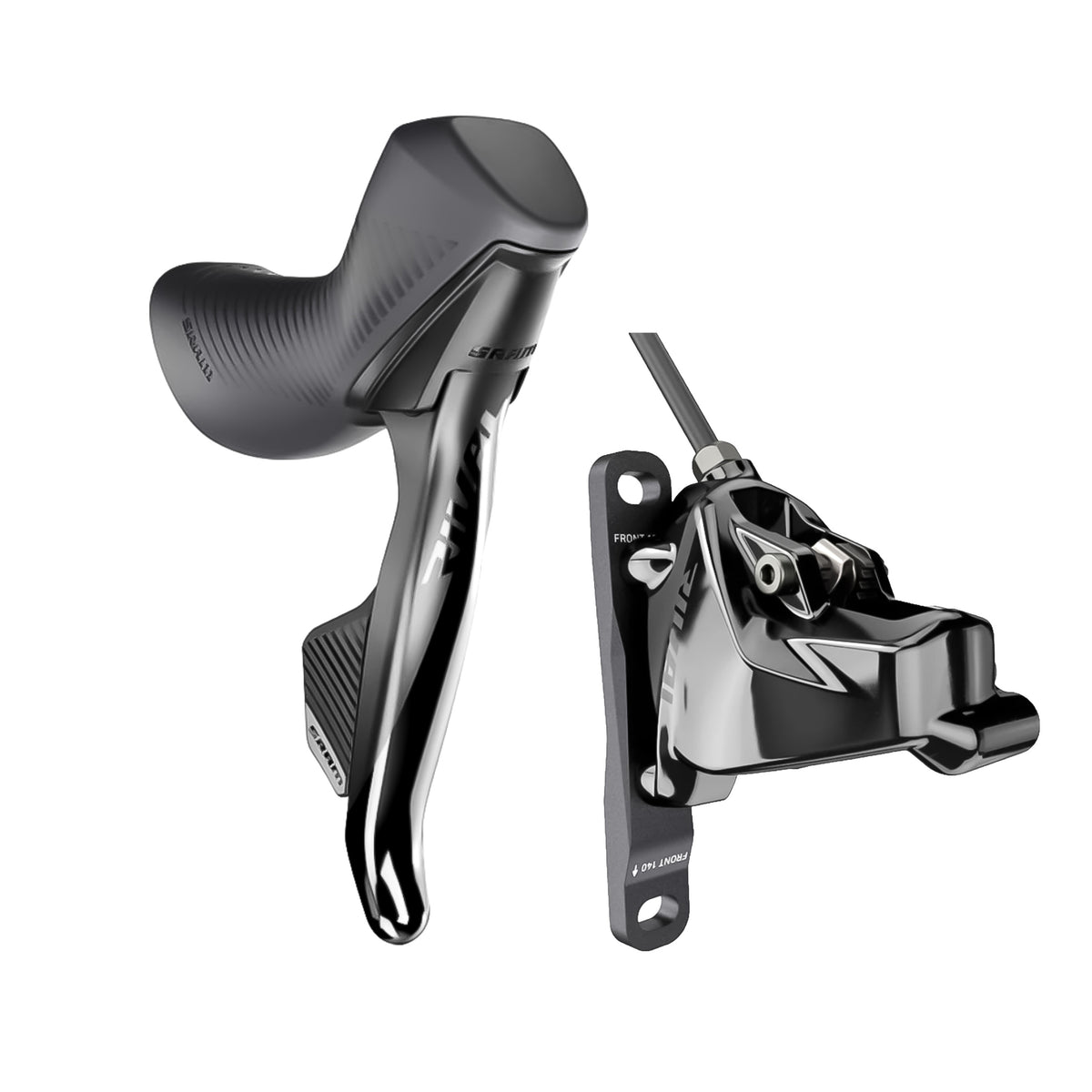 SRAM Rival D1 eTap AXS Rear Shift Brake Lever & Hydraulic Disc Caliper ...