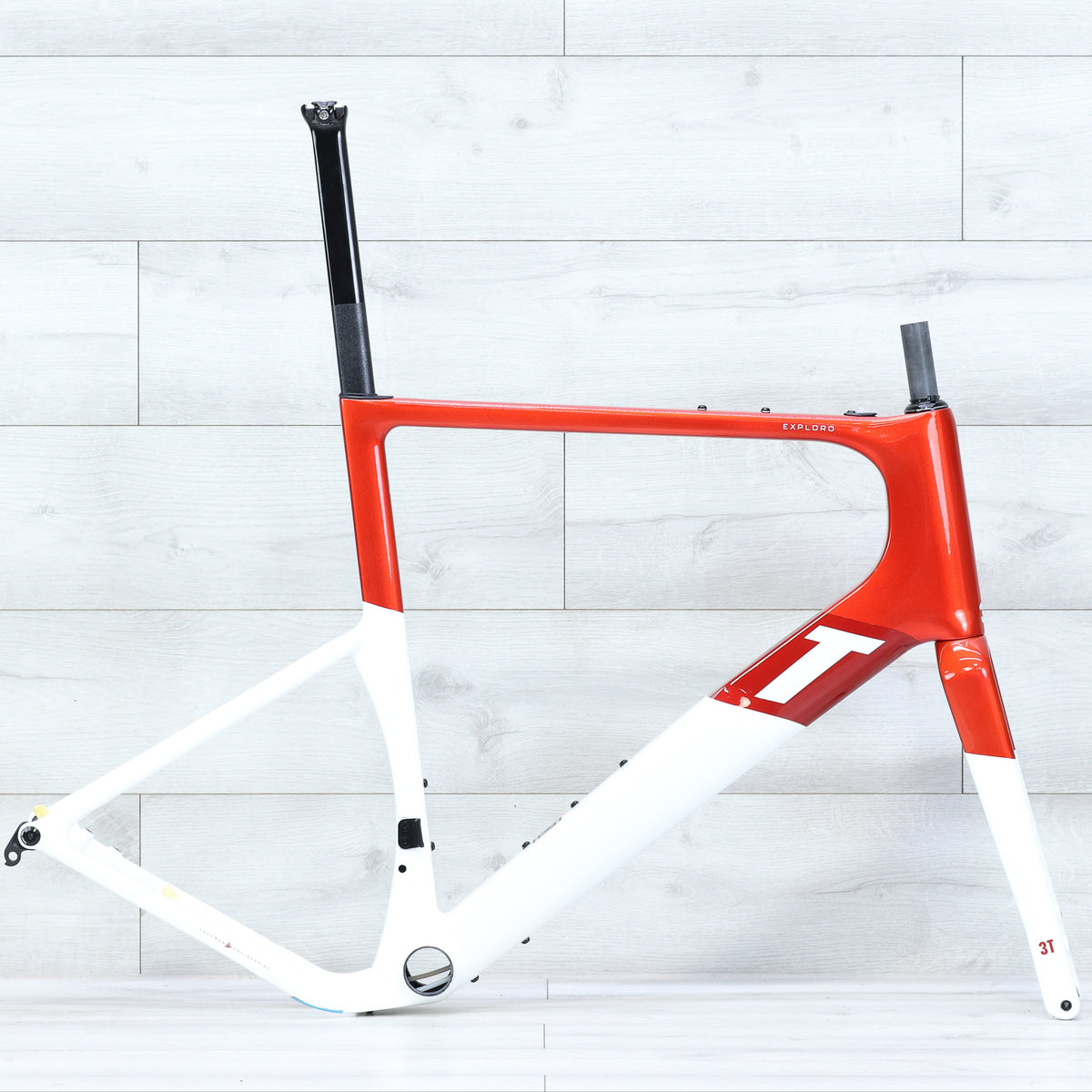 3T Exploro RaceMax Gravel Frameset 700c Red/White - 61cm – Cycle Limited