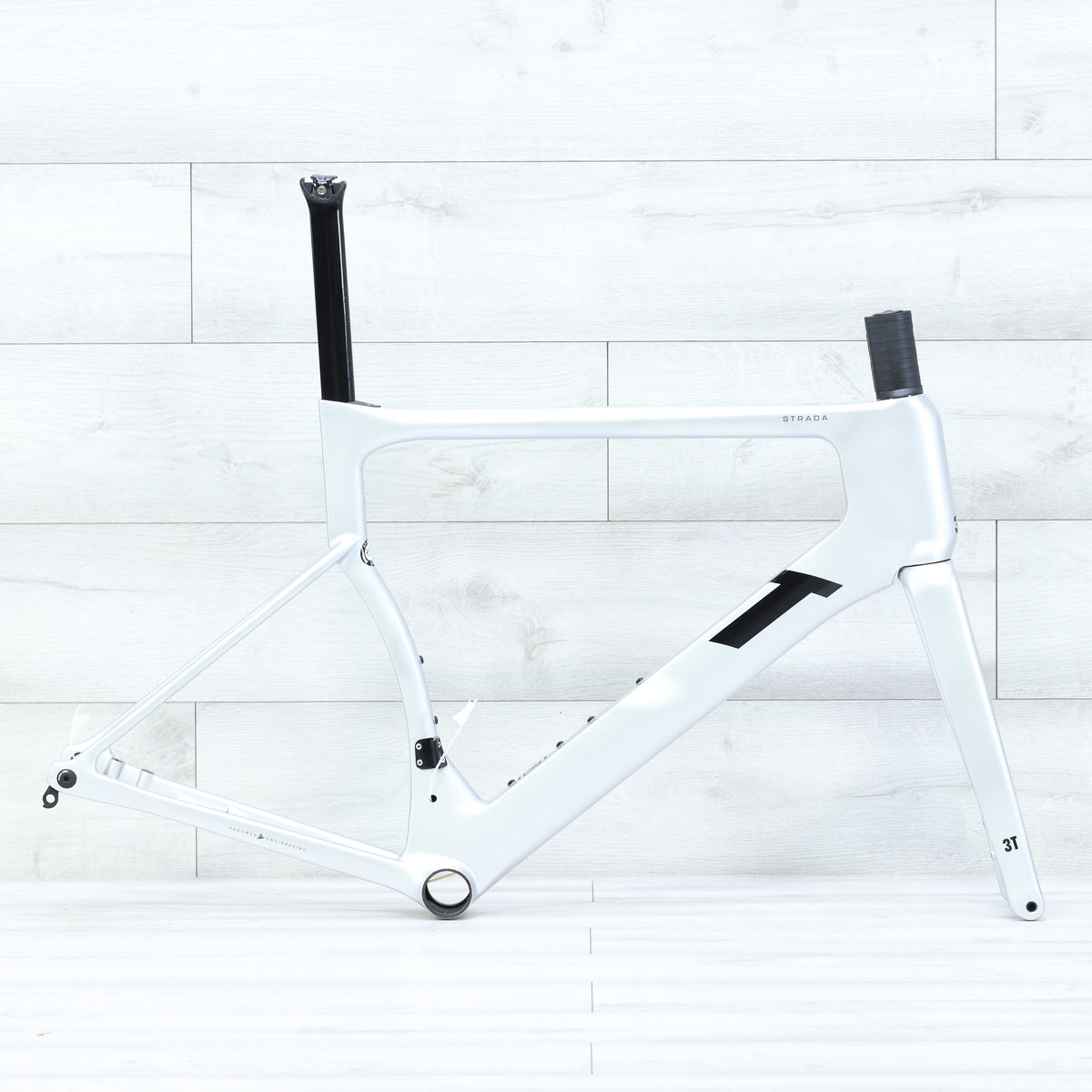 3T Strada 2x Disc Brake Aero Road Bike Frameset 700c Chrome - 56cm ...